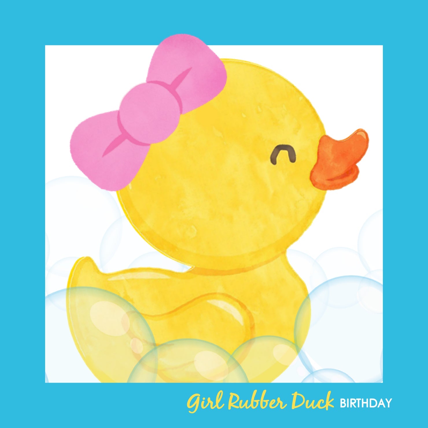 Girl Rubber Duck Birthday – Brieezy Boutique