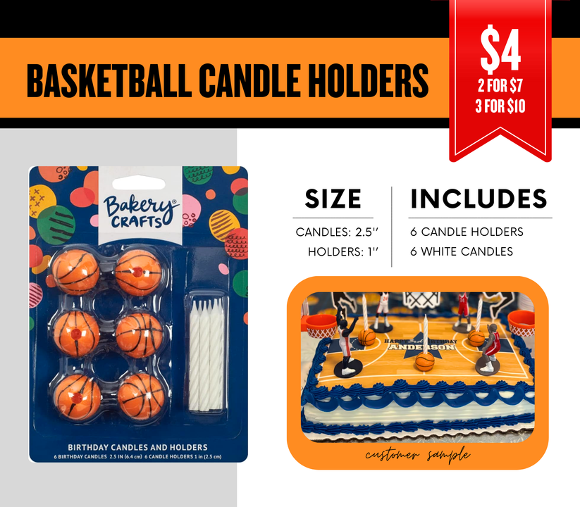 Edible Basketball Court Cake Topper Personalized Sugar Sheet – Brieezy ...