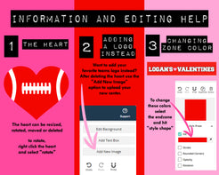 Printable Valentines Football Field For Box || EDITABLE DIGITAL DOWNLO ...